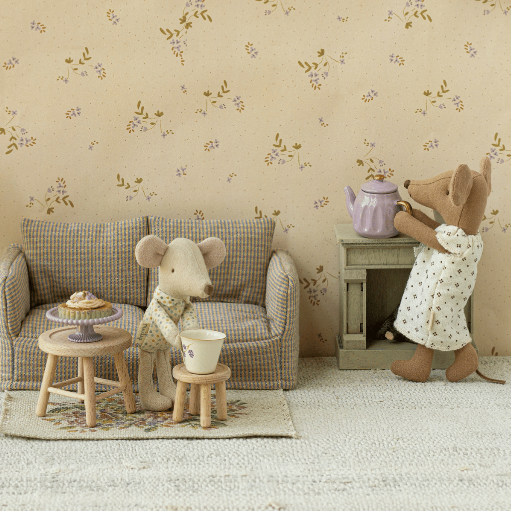 Maileg living room furniture for Castle, Hall and Ikea House - Yoyo & Flo