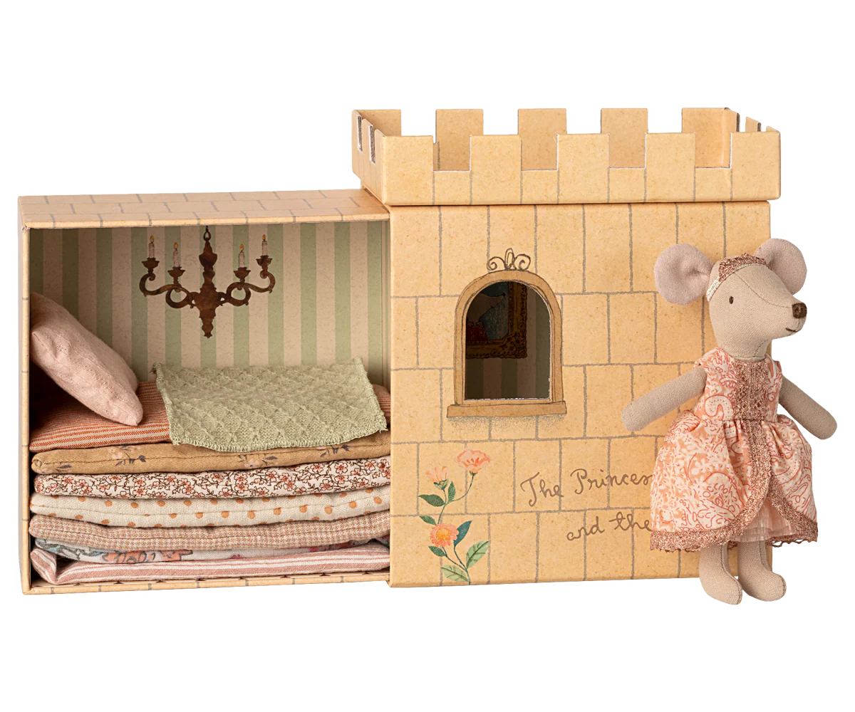 Maileg Princess and the Pea Big Sister Mouse | Fairy Tale Gift Set with ...