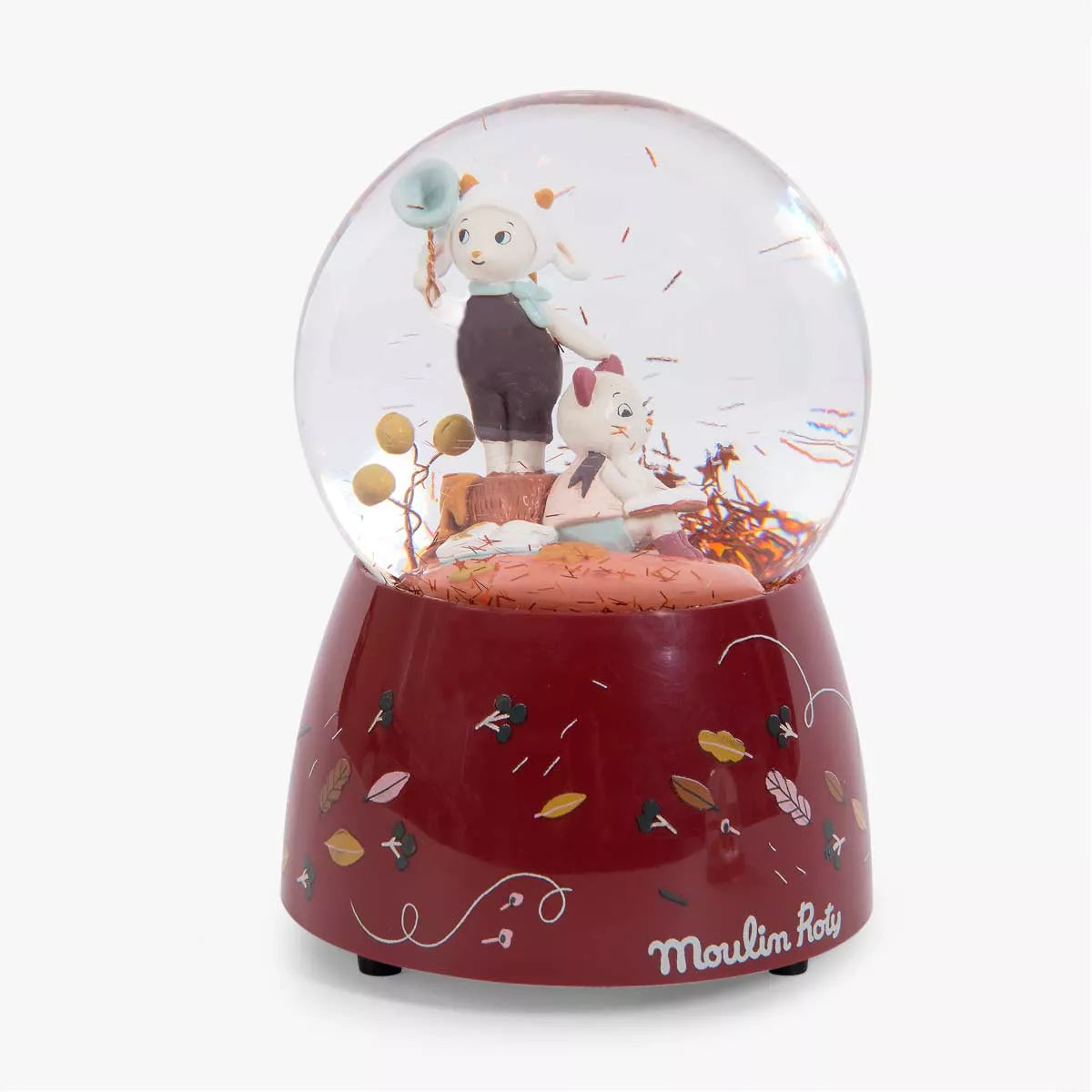 Moulin Roty Musical Snow Globe, Après La Pluie - Yoyo & Flo