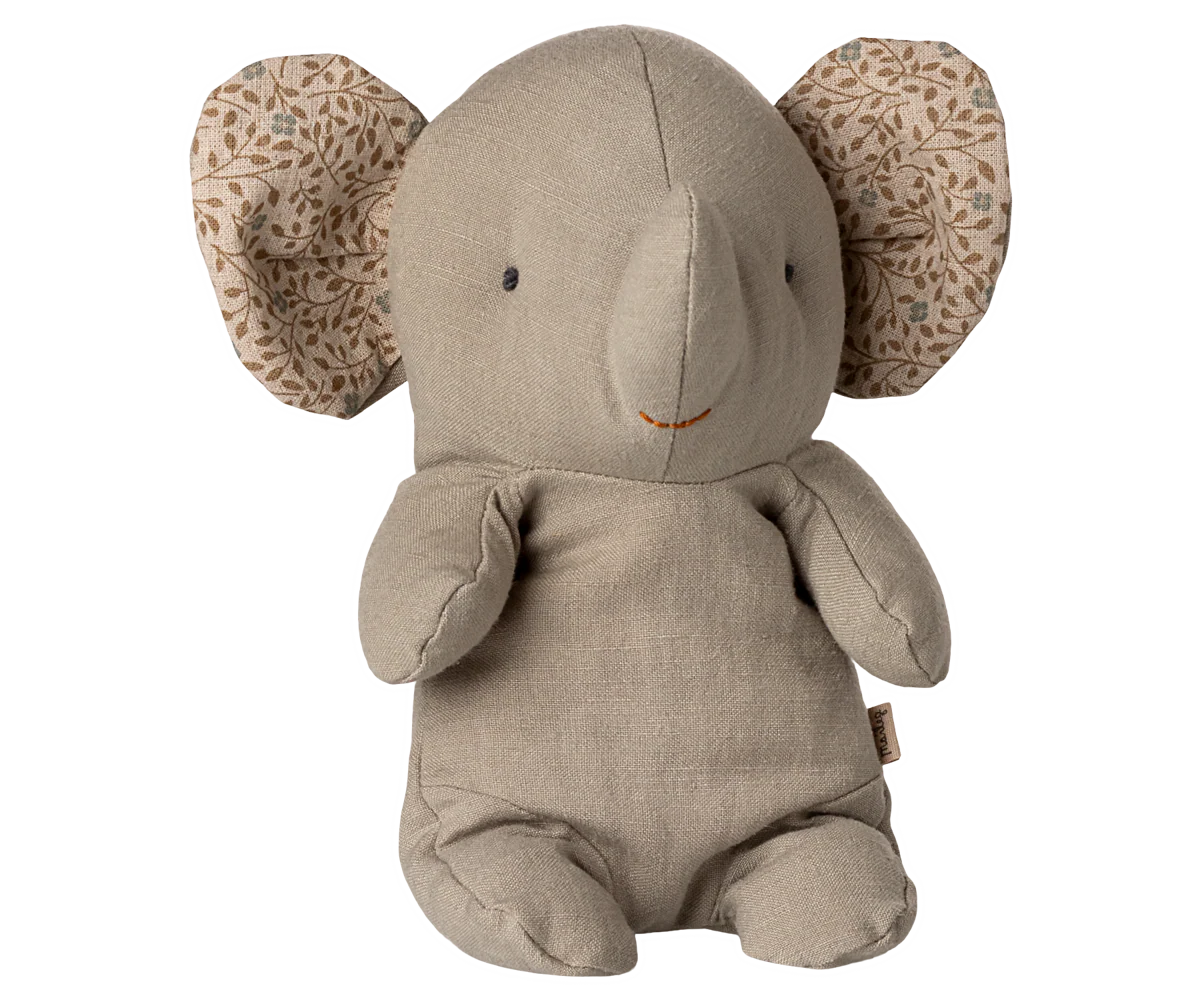 Maileg Safari Friend, Small Elephant Grey - Yoyo & Flo