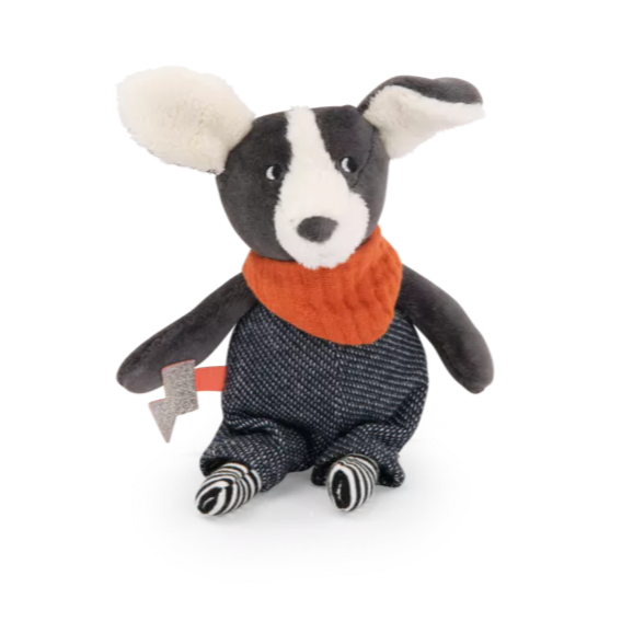 Moulin Roty Little Puppy Soft Toy, Puce - Yoyo & Flo