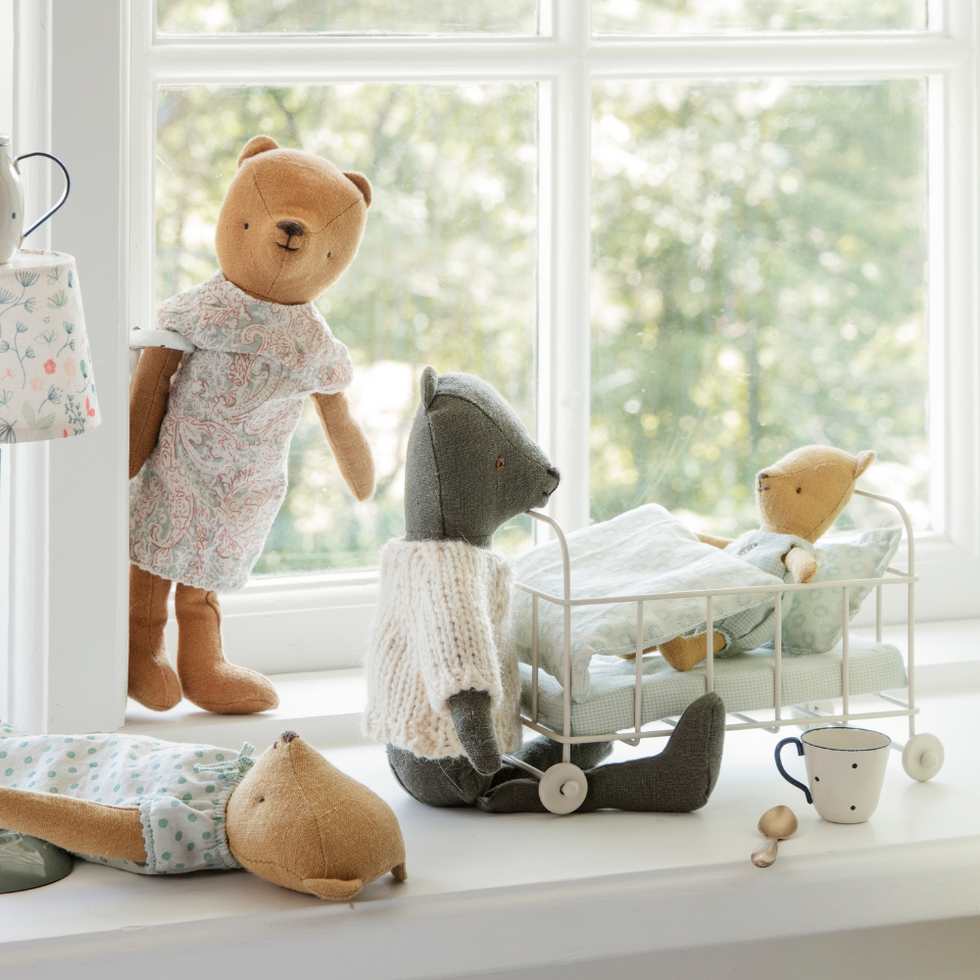 Maileg Teddy family: Mum, Dad and Junior - Yoyo & Flo